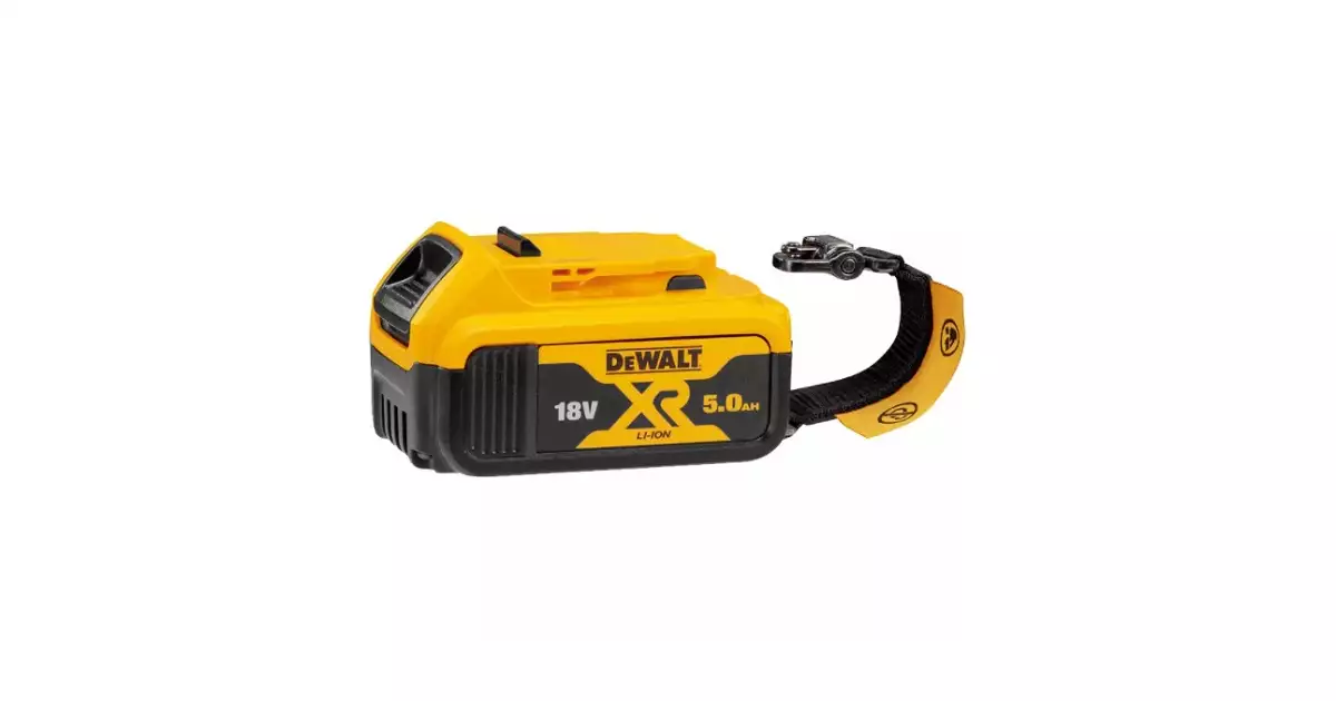 Akumulator 18V Li-Ion 5,0Ah DeWALT [DCB184LR-XJ] LANYARD READY