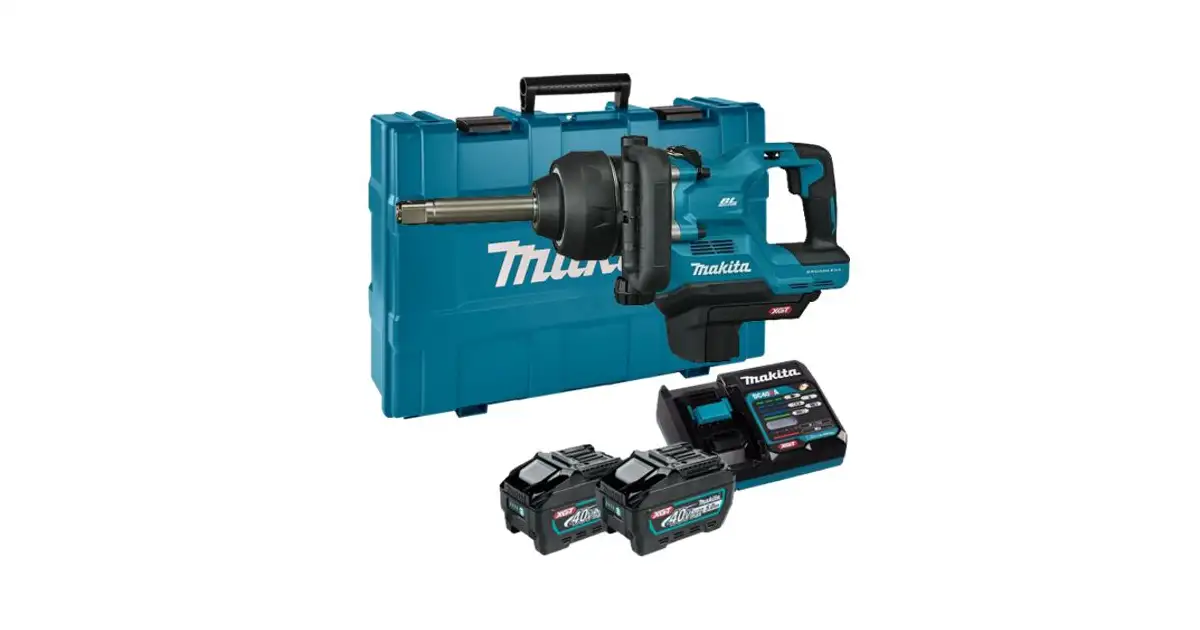 Klucz udarowy 1", 3150Nm, 40V max XGT, Makita [TW010GT201] 2x5,0Ah