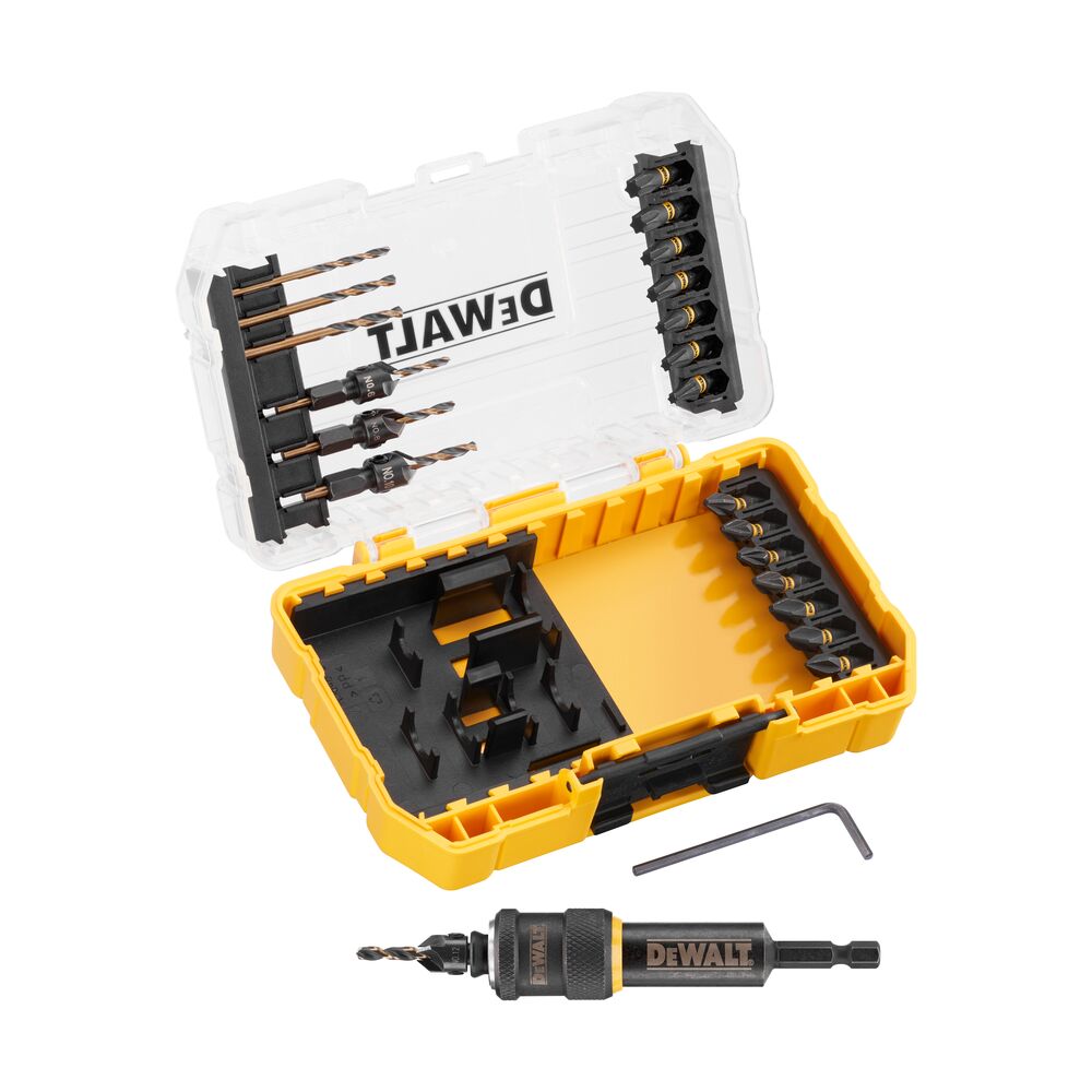 Wiertła z pogłębiaczami, bity "obróć i pracuj" DeWALT [DT70779T-QZ]